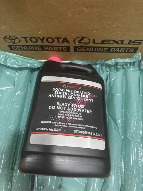 TOYOTA/LEXUS SUPER LONG Life Pink Antifreeze Coolant ,OEM New $58.78 ...