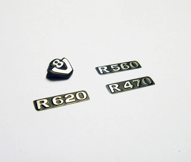 METAL FRONT GRILLING SCANIA R470 R560 R620 Logo Set For 1/14 Tamiya Rc ...