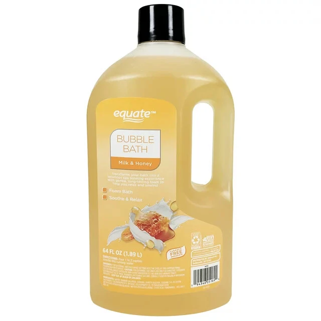 EQUATE BUBBLE BATH, for Adult, Senior and Teens, 64 fl oz Select 4 ...