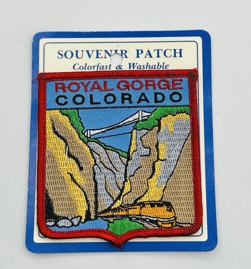ROYAL GORGE COLORADO Amusement Park Highest Us Bridge Souvenir Patch ...