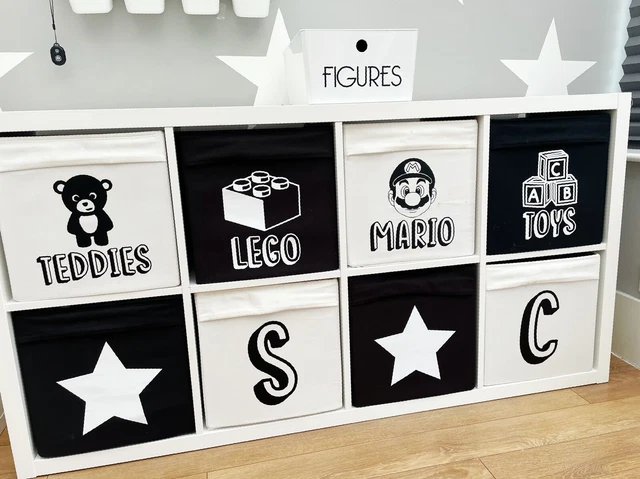 LARGE PERSONALISED TOY Box Sticker | Custom Name Vinyl Decal Kids ...