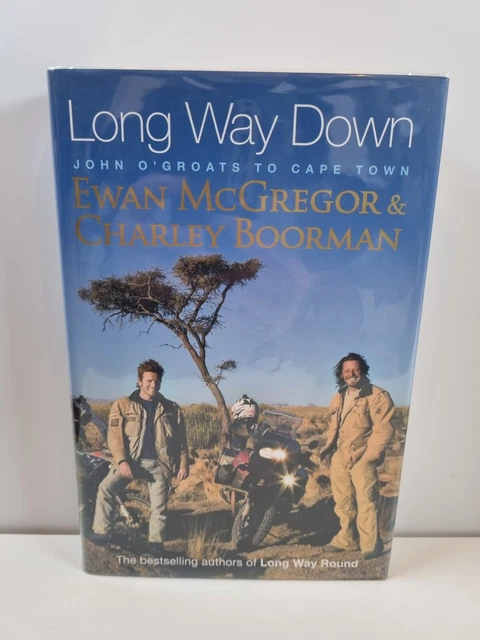 LONG WAY DOWN Long Way Round Ewan McGregor Charley Boorman Hardback 2 ...