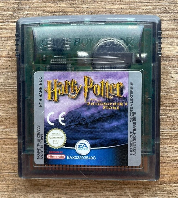 HARRY POTTER AND The Philosopher’s Stone Nintendo Gameboy Color Advance ...
