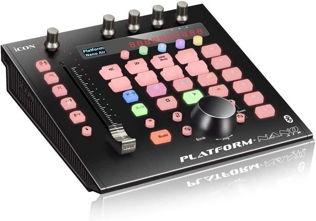 ICON PLATFORM NANO Air MIDI Control Surface Wireless Bluetooth USB 3.0 ...