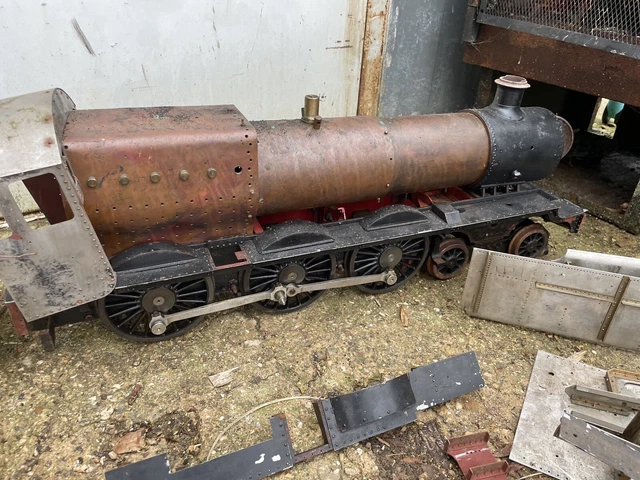 LIVE STEAM 3.5 inch gauge Great Western Railway modified hall loco part ...