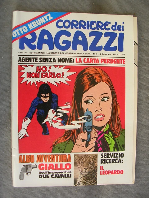 CORRIERE DEI RAGAZZI n. 5 - 02/02/1975 - ANNO IV - OTTIMO EUR 2,99 ...