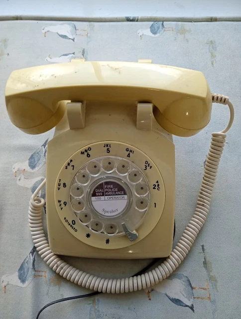 STEEPLETONE STP1960 VINTAGE Cream Rotary Dial Telephone £14.00 ...