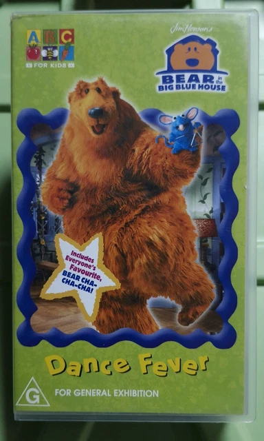 BEAR IN THE Big Blue House Dance Fever Vhs 2001 Watched Works Great. $30.00 - PicClick AU