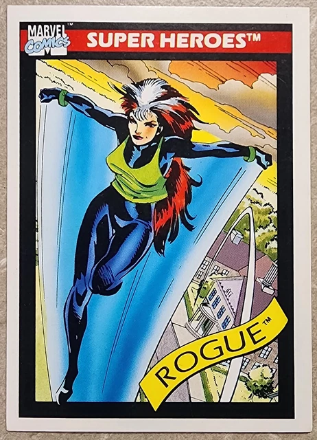 ROGUE, CARD #41, 1990 Marvel Universe Superheroes Series I, par Impel ...