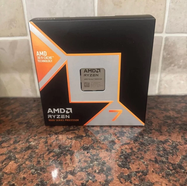 AMD RYZEN 7 9800X3D 8 Core 16 Thread AM5 Processor | New & Seal £509.99 ...
