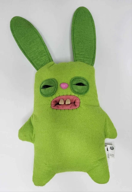 FUGGLER RABID RABBIT Green Funny Ugly Monster Soft Toy Plush £9.99 ...