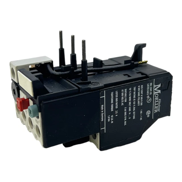 KLÖCKNER MOELLER Z00-0, 4 Motor Overload Relay 0,24 -0, 4A 1NO+1NC IP20 ...