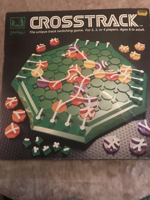 VINTAGE CROSSTRACK THE Unique Track Switching Board Game - Complete And ...