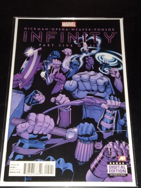 INFINITY PART 5 of 6, Marvel Comics Hickman Opena Weaver Ponsor $7.26 ...