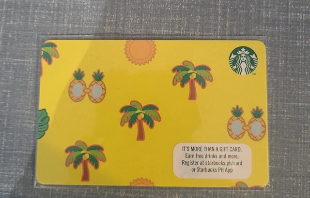 STARBUCKS CARD PHILIPPINES- Pineapple And Palm Tree 2021 £3.99 ...