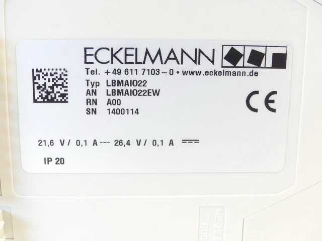 ECKELMANN LBMAI022 MODULE SN 1400114 £77.60 - PicClick UK