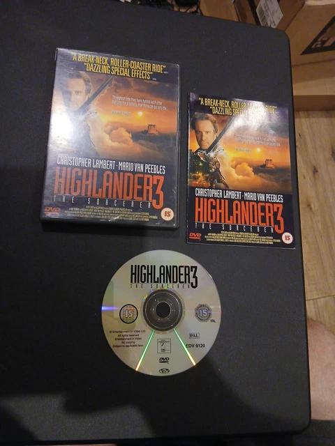 HIGHLANDER 3 THE Sorceror dvd christopher lambert £8.66 - PicClick UK