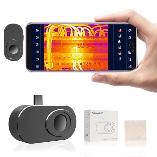 CAMÉRA THERMIQUE INFRAROUGE Android USB-C, 256x192 Haute Résolution ...