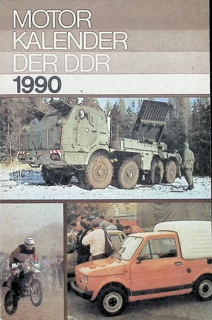 MILITÄRVERLAG DER DDR: Motorkalender der DDR 1990 EUR 14,90 - PicClick DE