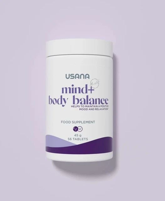 USANA MIND BODY Balance Stress Relief Supplements 56 Tablets £40.12 ...