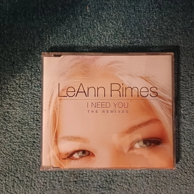 Leann Rimes I Need You The Remixes 4 Trk Cd Uk Single 2001 £250 Picclick Uk