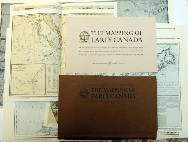 MAPPING OF EARLY Canada, 1967 Centennial Year reproductions - 9 out of ...