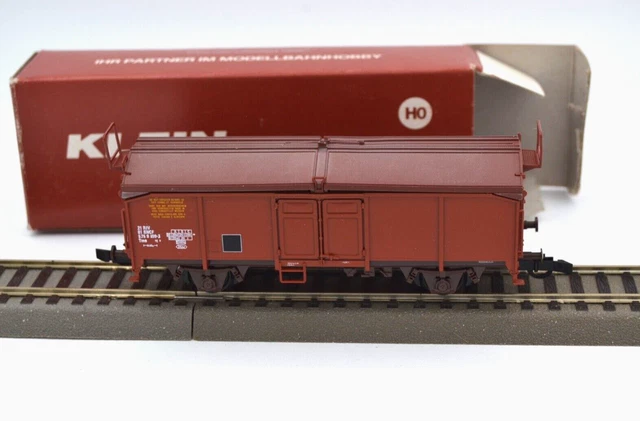 KLEIN MODELLBAHN WAGON TYPE Tms TOIT COULISSANT SNCF HO EUR 18,00 ...