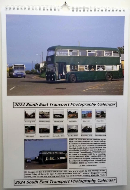 SOUTH EAST OF England Transport Photography Calendar for 2024 (Self ...