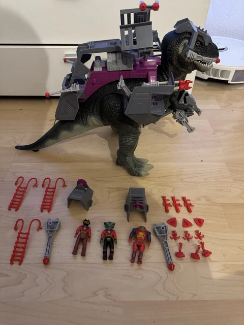 DINO RIDERS T-REX Tyrannosaurus Rex von Tyco 1989 - ultra rar 99,9% ...