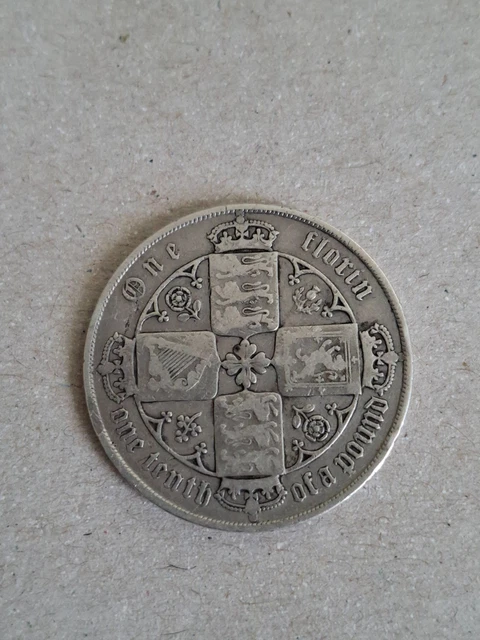 UNITED KINGDOM 1878 Gothic Florin silver coin £5.65 - PicClick UK