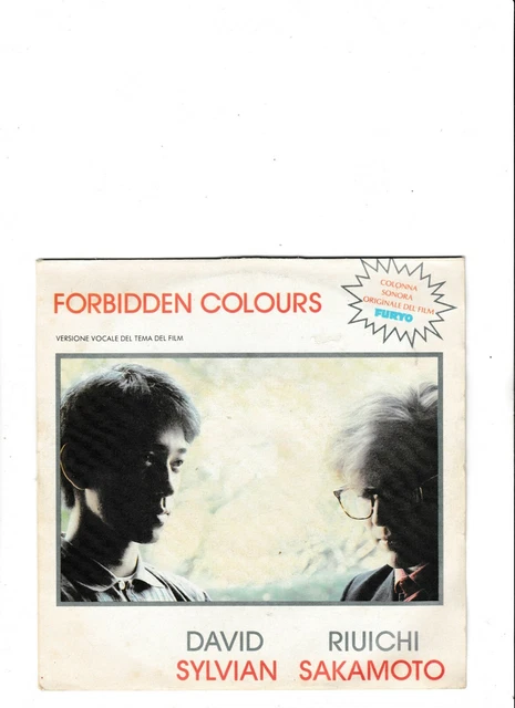 DAVID SYLVIAN & Riuichi Sakamoto- Forbidden Colours Italian 7" in ...
