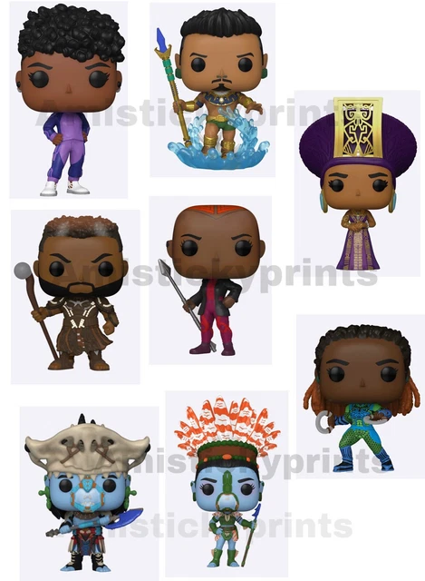BLACK PANTHER WAKANDA Forever Funko Pop stickers Marvel £3.49 - PicClick UK
