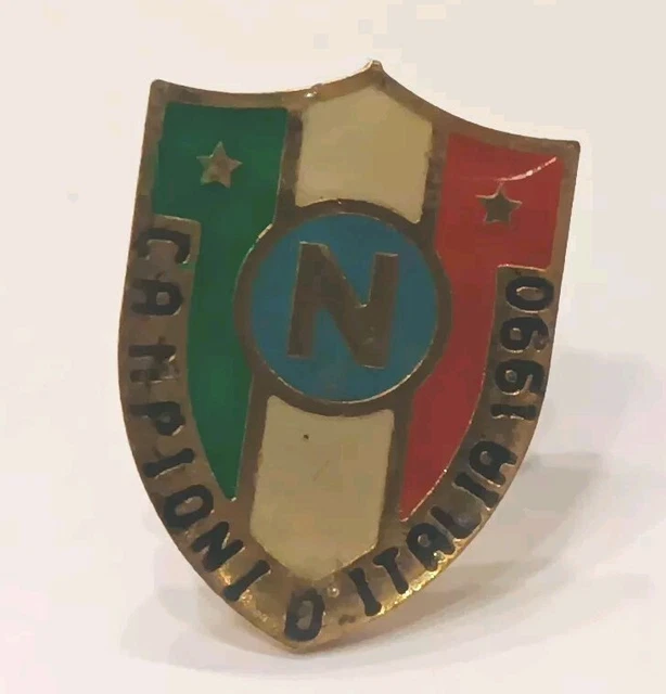 SPILLA PINS DISTINTIVO Stemma Simbolo Logo Badge Crest Club Napoli ...