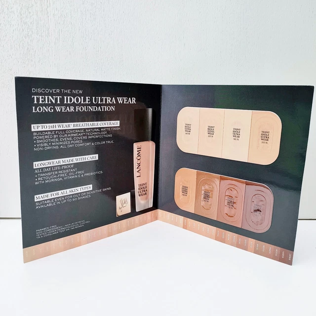 LANCOME TEINT IDOLE Ultra Wear Long Wear Foundation 8 shades Sample ...