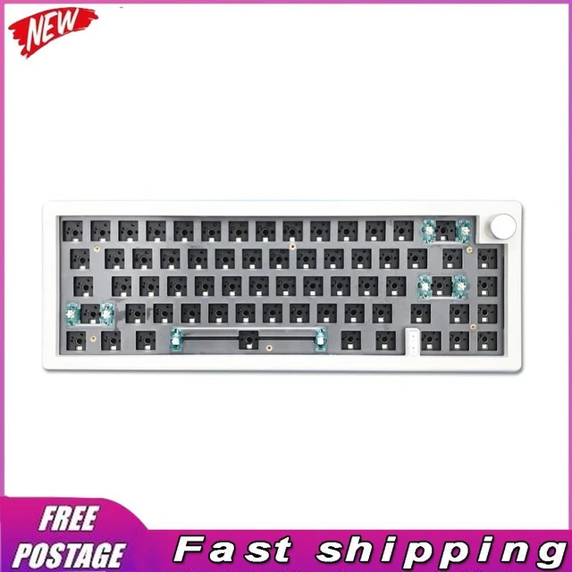 66+1 KEYS DIY Keyboard 3 Modes NKRO USB Mechanical Keyboard Hot Swap ...