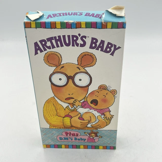 ARTHUR ARTHUR'S BABY & D.W.'s Baby VHS 1997 PBS Kids Animated Video ...