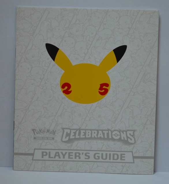 POKÉMON TCG 25TH Celebrations ETB Player's Guide Booklet Card List $7. ...