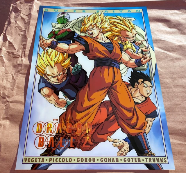 DRAGON BALL Z affiche B2 (70X50cm) Majin Buu arc TEAM Z promo artwork ...