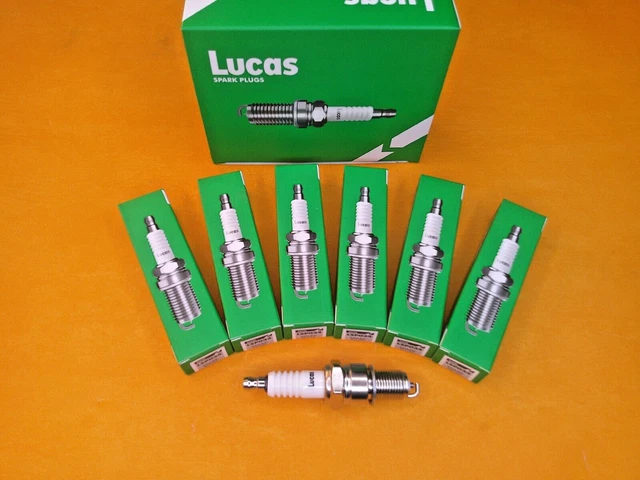 FORD ZEPHYR ZODIAC Mk3 (1963-66) SPARK PLUGS SET of 6 - GENUINE LUCAS £ ...