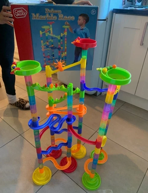 CHAD VALLEY MARBLE Run Deluxe Marble Run Race Toy Game Set. Good ...