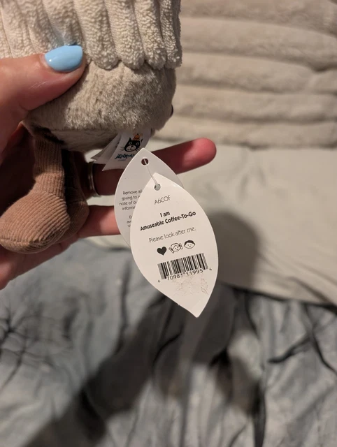 GENUINE JELLYCAT COFFEE Cup latte to go Brand New With Tags amusable £ ...