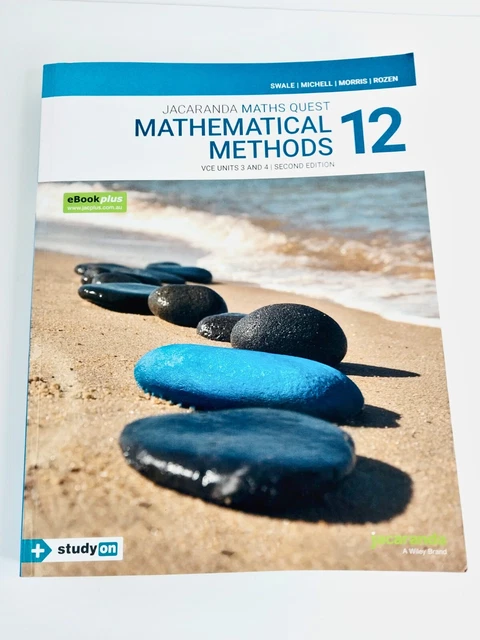 JACARANDA MATHS QUEST Mathematical Methods 12 VCE Units 3&4 Second 2nd ...