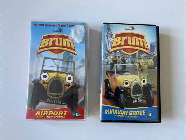 BRUM TV SHOW VHS Bundle of 2x Video Tapes Episodes - Runaway Statue ...