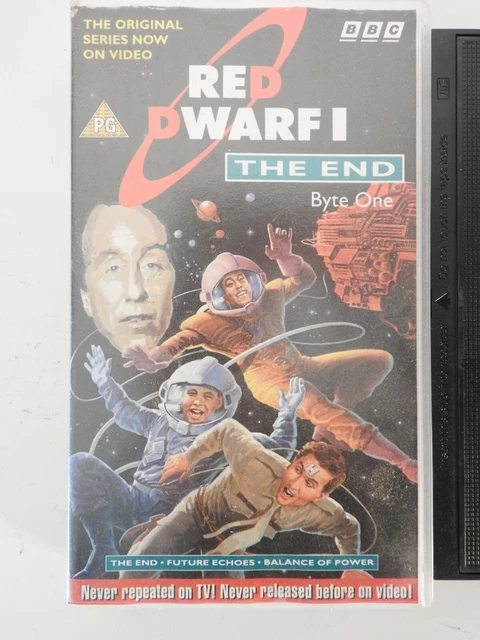 VINTAGE VHS CASSETTE Tested - Red Dwarf The End First Series Byte One ...