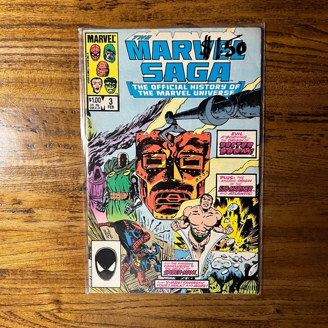 MARVEL SAGA OFFICIAL History of the Marvel Universe #3 - Marvel Comics ...