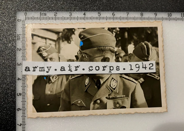 WW2 REPRO PHOTO Foto German Security Service Waffen Leader HH ...