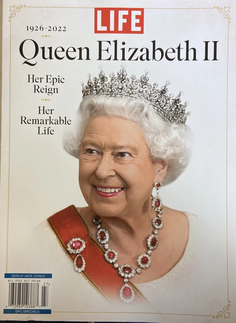 LIFE MAGAZINE - Commemorative Edition 2022 - Queen Elizabeth Ii 1926 ...
