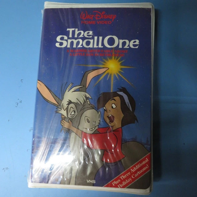 SEALED WALT DISNEY ~The Small One~VHS Home Video Tape Red Label Vintage ...