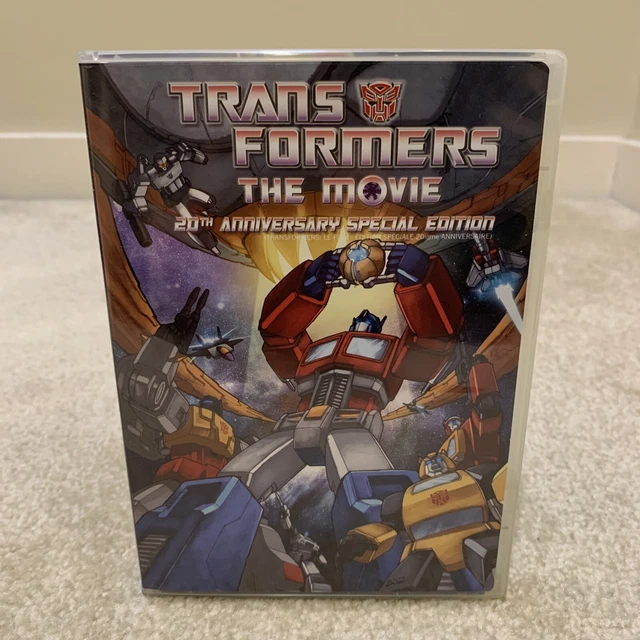 G1 TRANSFORMERS THE Movie DVD Video 20th Anniversary Special Edition ...