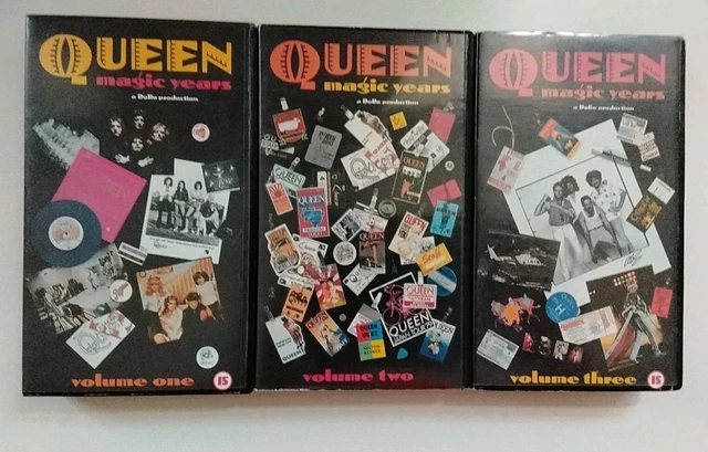 QUEEN MAGIC YEARS VHS Vols 1, 2 & 3 £10.00 - PicClick UK